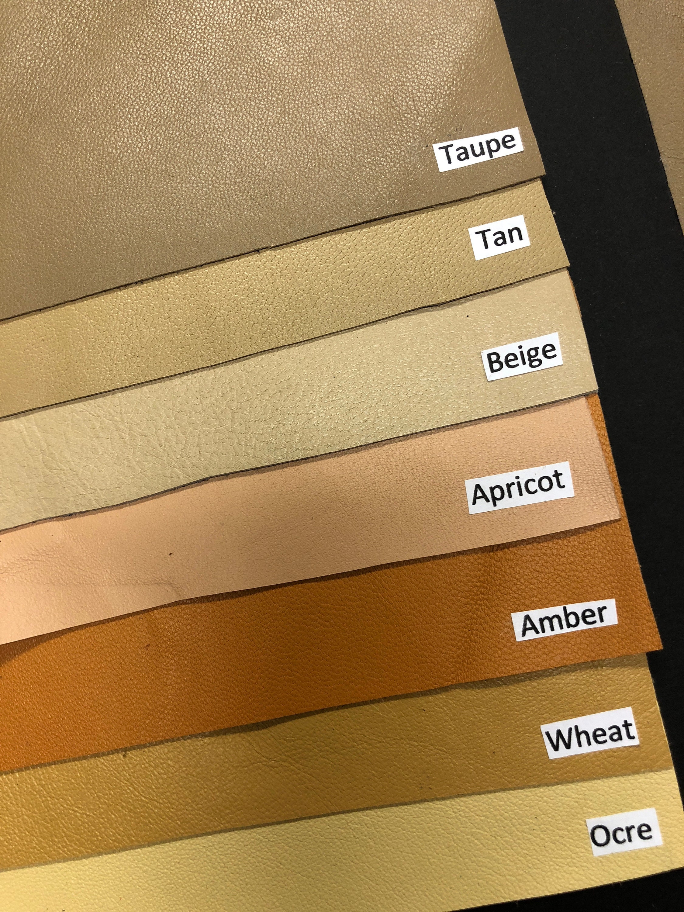 NATURAL EARTHTONE GENUINE Leather Superb Lambskin,leather Sheet ...