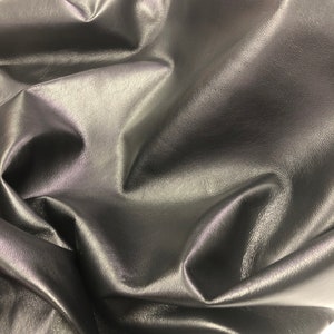 LEATHER BLACK Soft Leather/leather Skin/genuine Leather Sheets/choose ...