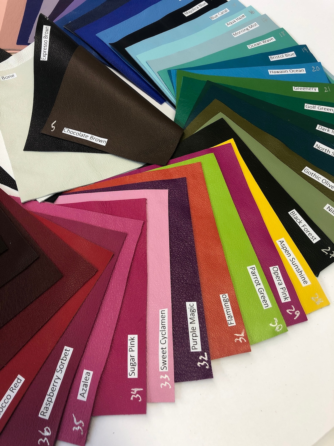 LEATHER SKINS Leather PICK Color and Size Leather Material - Etsy