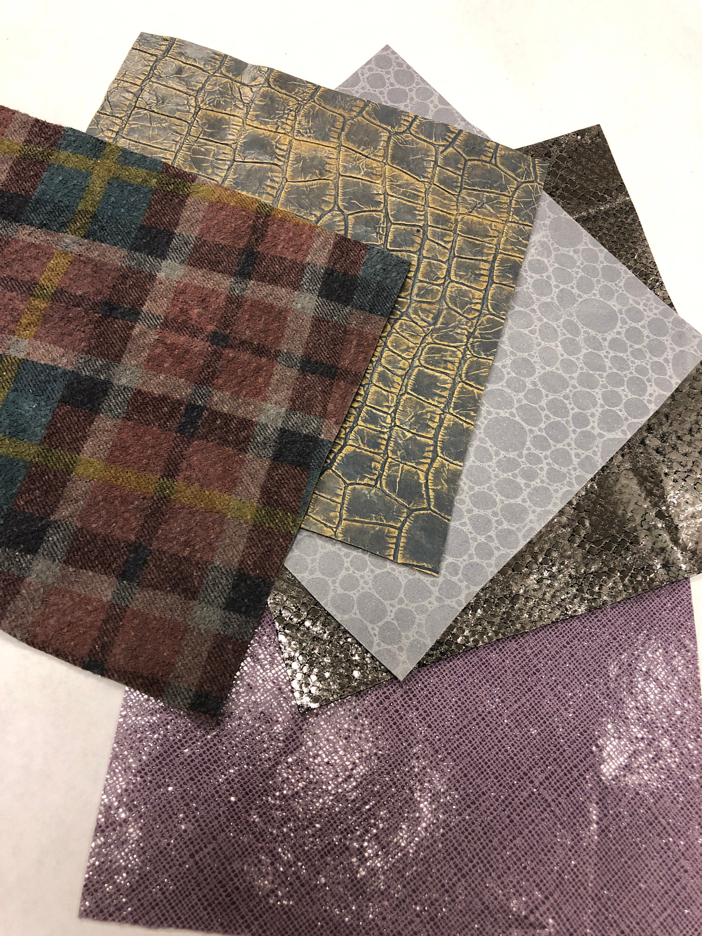 LEATHER 5 PACK 5x 5 FANCY Pack Variety genuine | Etsy