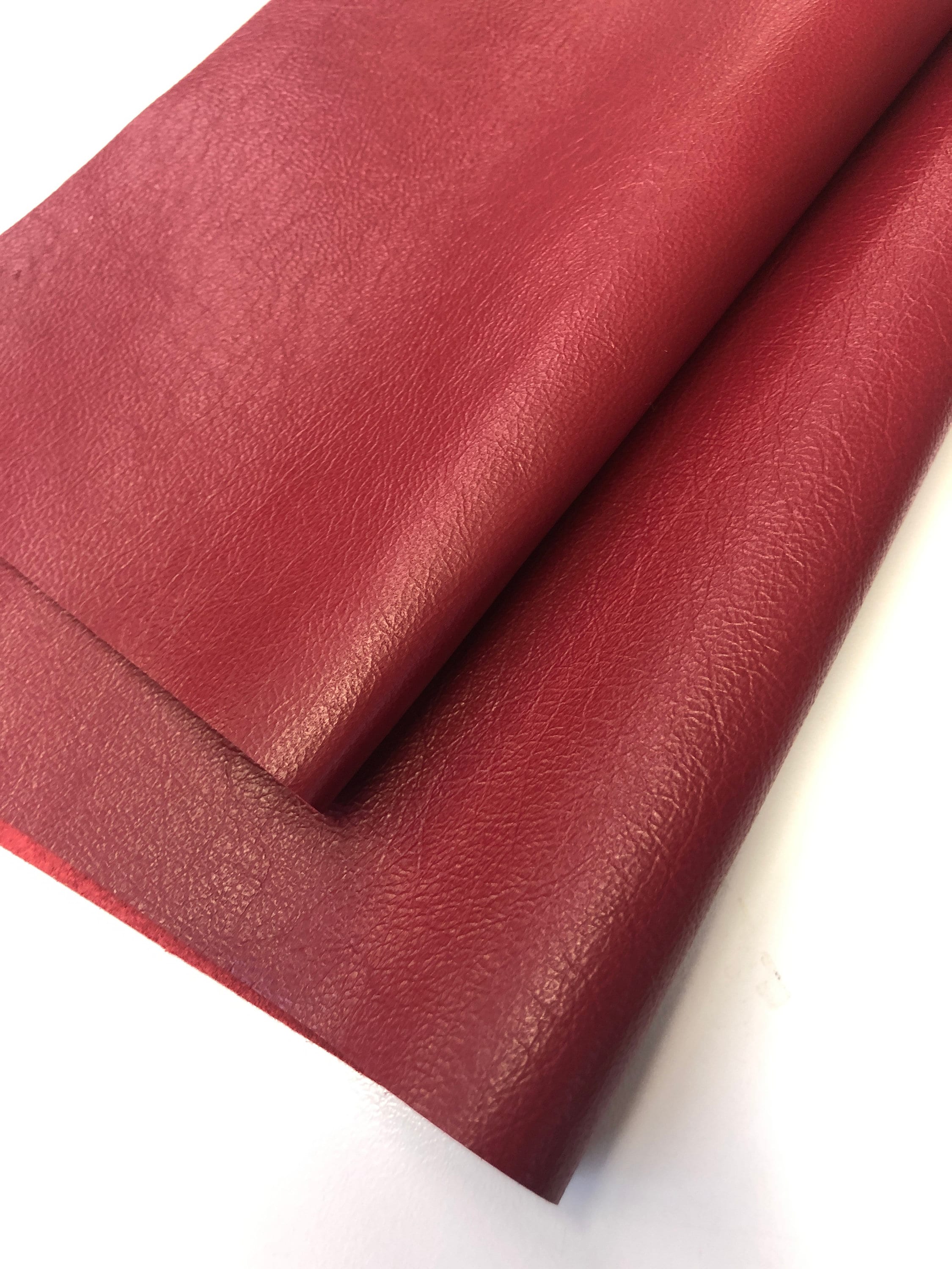 Red LEATHER Fall Red 12"x24" Dark Red LEATHER, Red Leather Sheet ...
