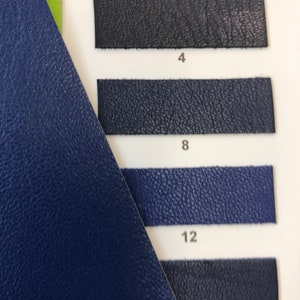 Blue LEATHER 8"x10" Midnight Blue LEATHER, Blue Leather Sheet, Navy ...