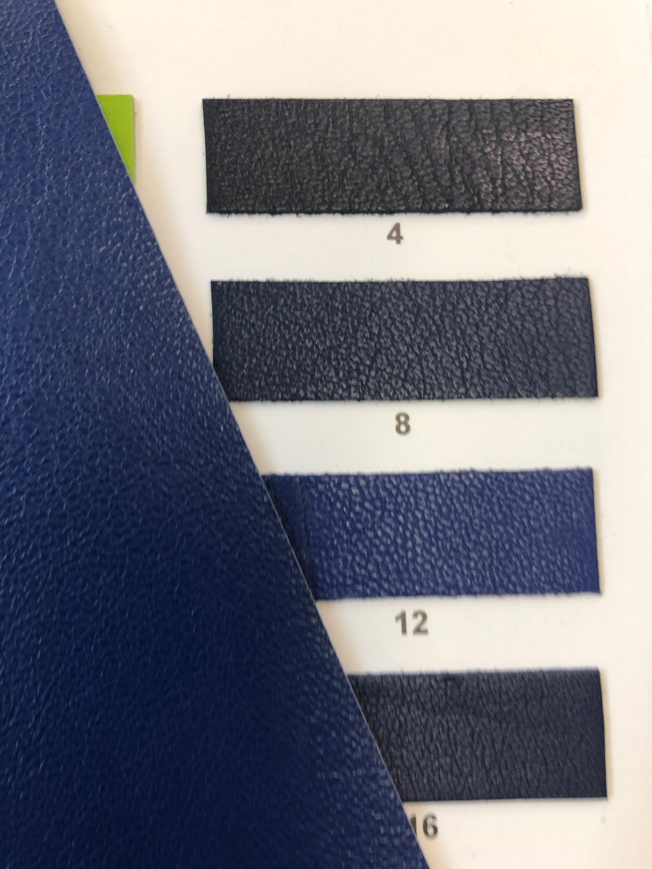 Dark Blue LEATHER Midnight Blue LEATHER Leather Sheet | Etsy