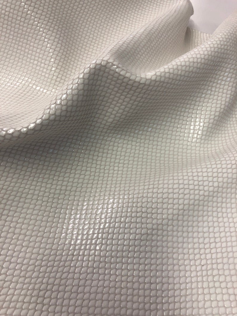 WHITE Snake 8x10 LEATHER Scale/Leather Bright | Etsy