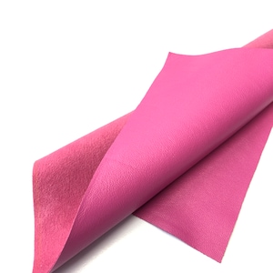 LEATHER Hot Pink Leather,bright Pink Leather Sheet, Leather Skins ...