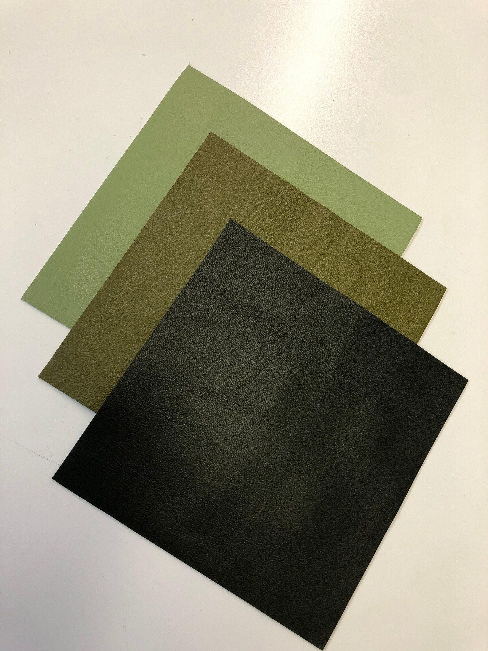 LEATHER GREEN 8x10 Jade Green Leather Sheet - Etsy