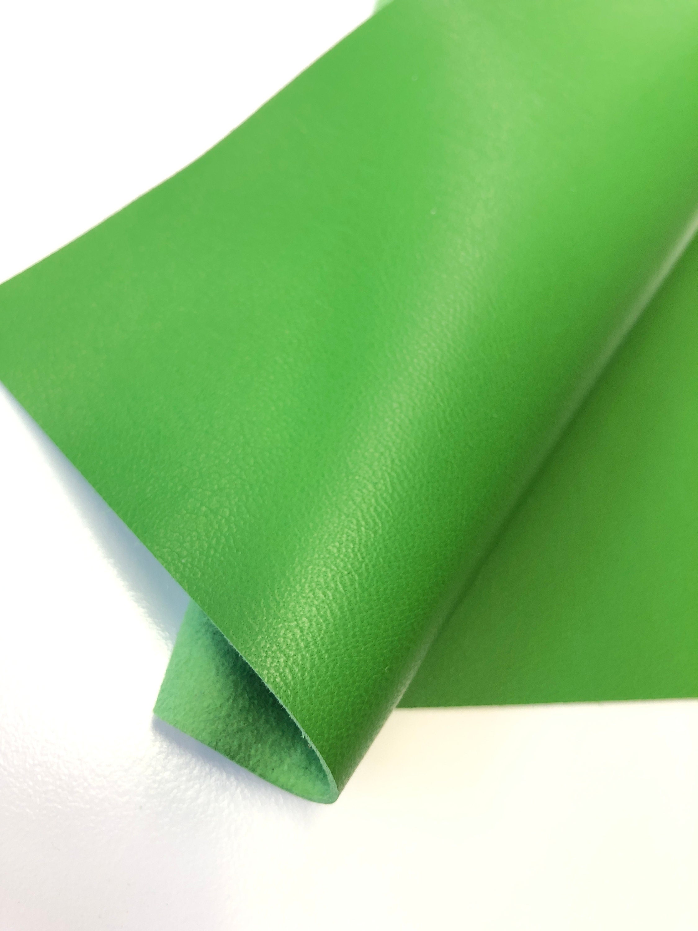 LEATHER Emerald Green LEATHER Green leather Sheet Real | Etsy