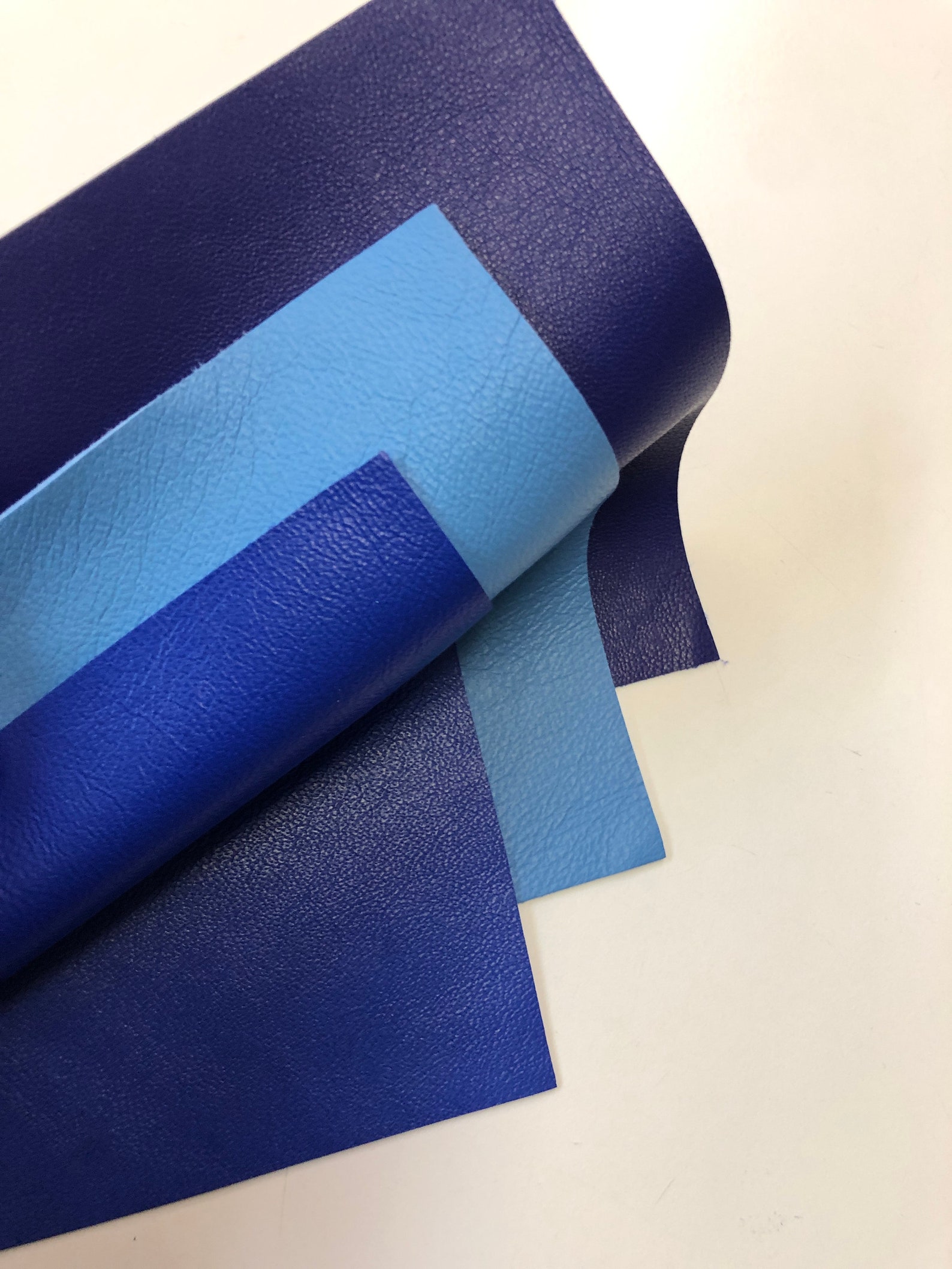 LEATHER Purple 8"x10" Blue Leather Sheet, Sky Blue Leather Skins/royal ...