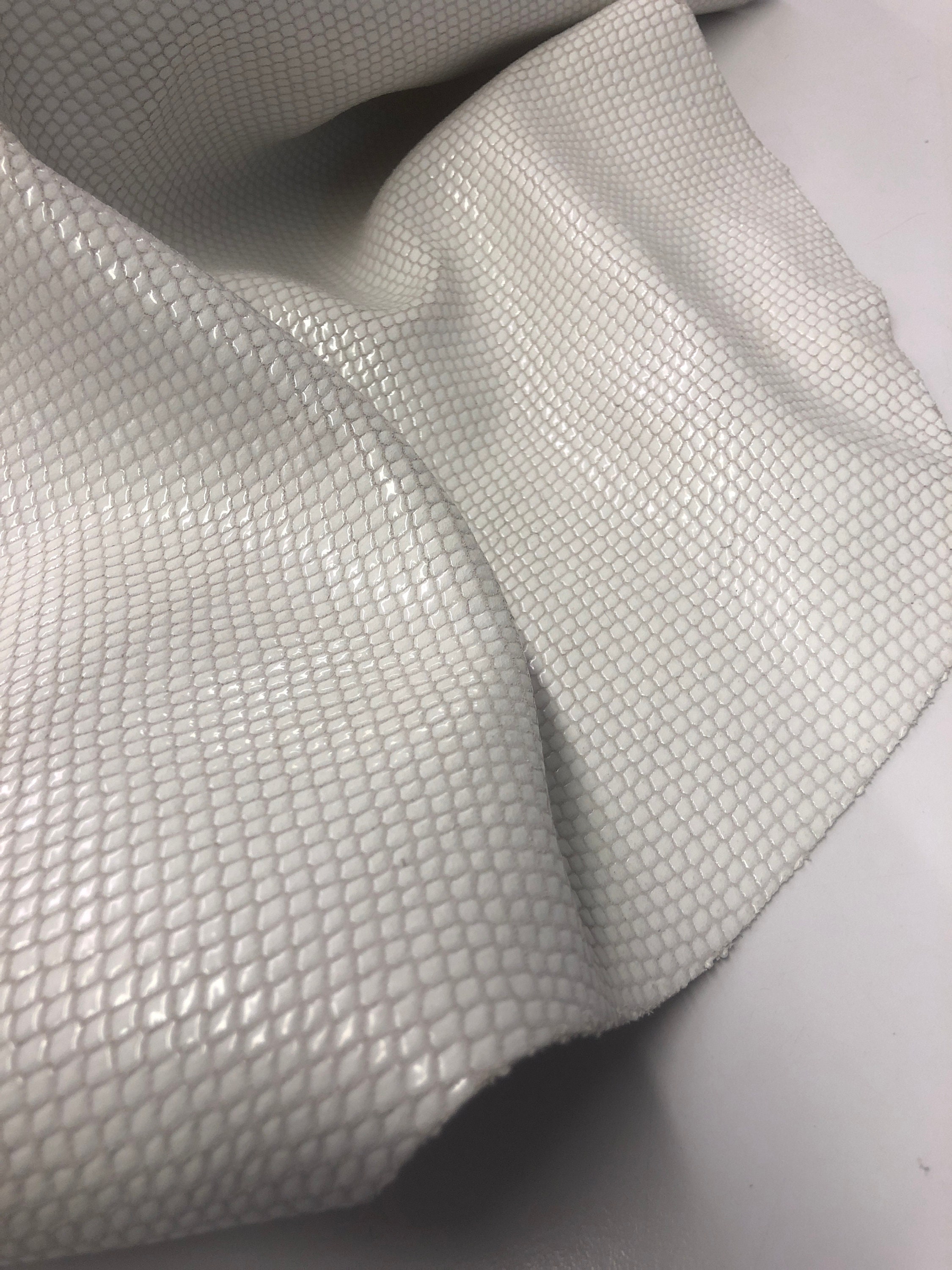 WHITE Snake 8x10 LEATHER Scale/Leather Bright | Etsy