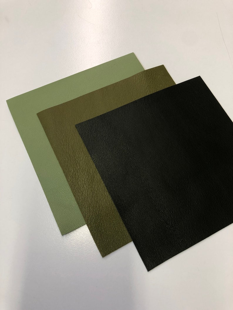LEATHER GREEN 8x10 Jade Green Leather Sheet - Etsy