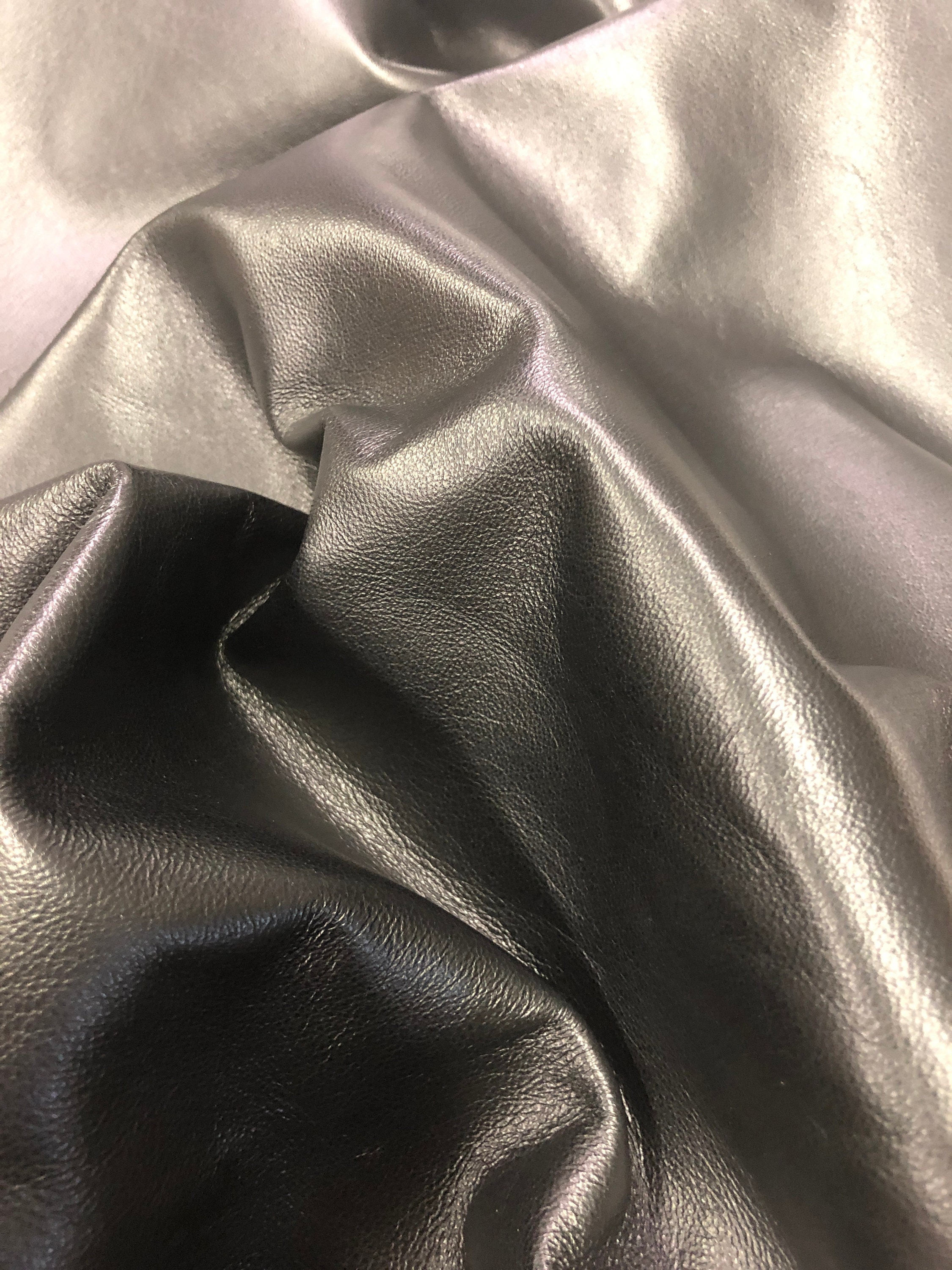 Black LEATHER, LEATHER SKIN, Genuine Leather Sheets, Choose Your Size ...