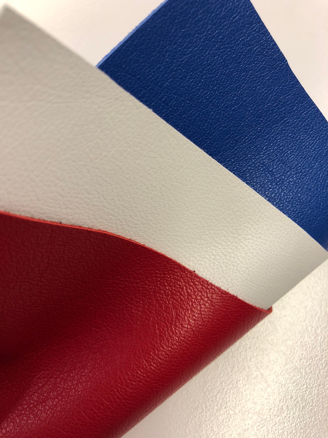 American Flag RED WHITE BLUE Genuine Leather Supple Buttery Soft ...