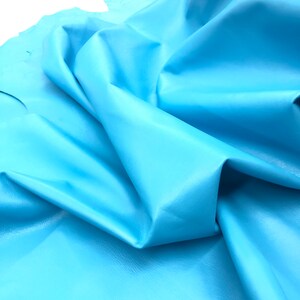 TURQUOISE LEATHER Skins/lambskin Leather/ Buttery Soft Genuine Leather ...
