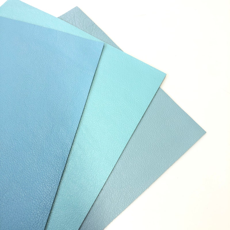 Light Blue Leather - Etsy