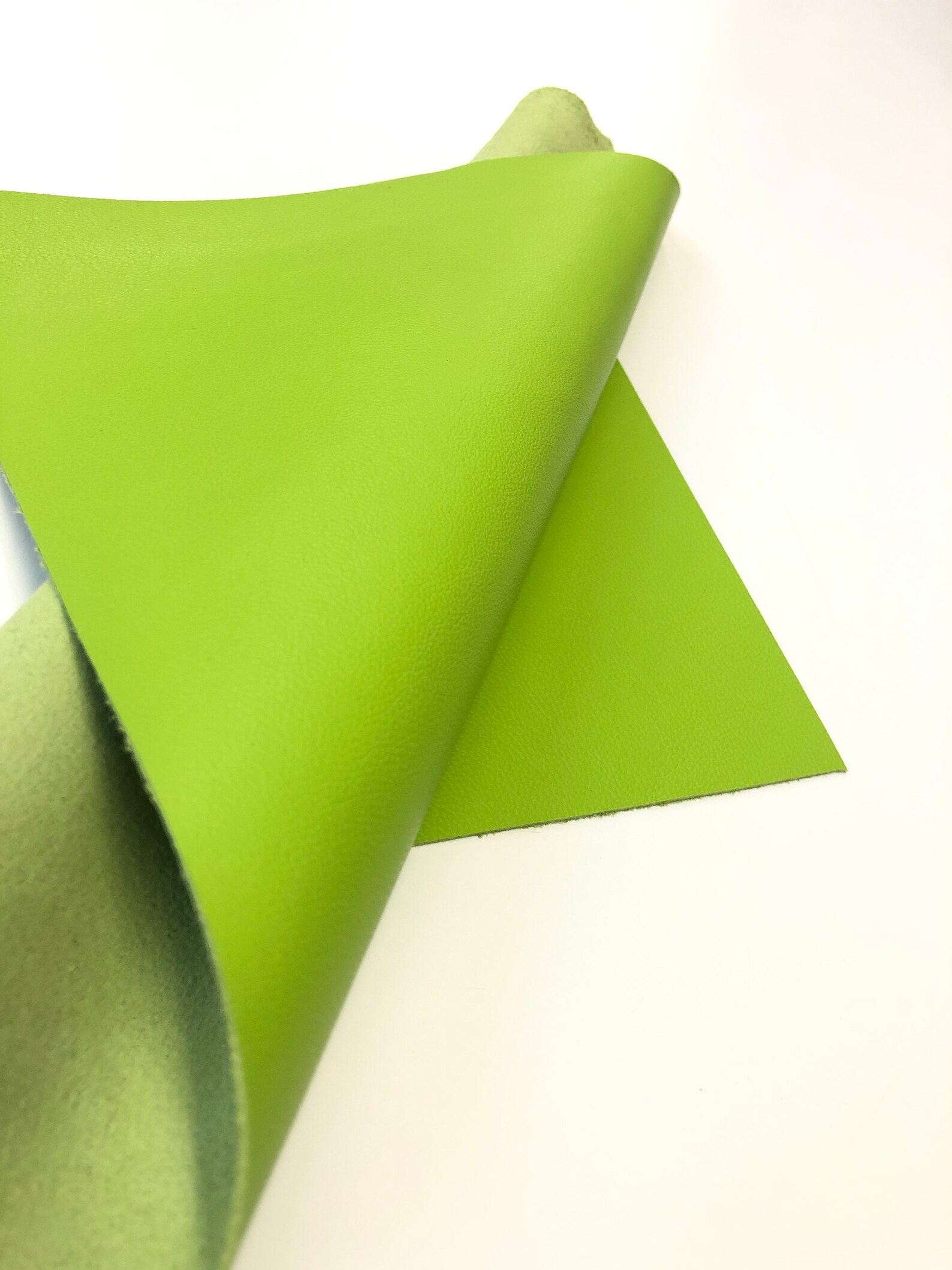 Green LEATHER Neon Green LEATHER Green Leather Sheet Bright - Etsy
