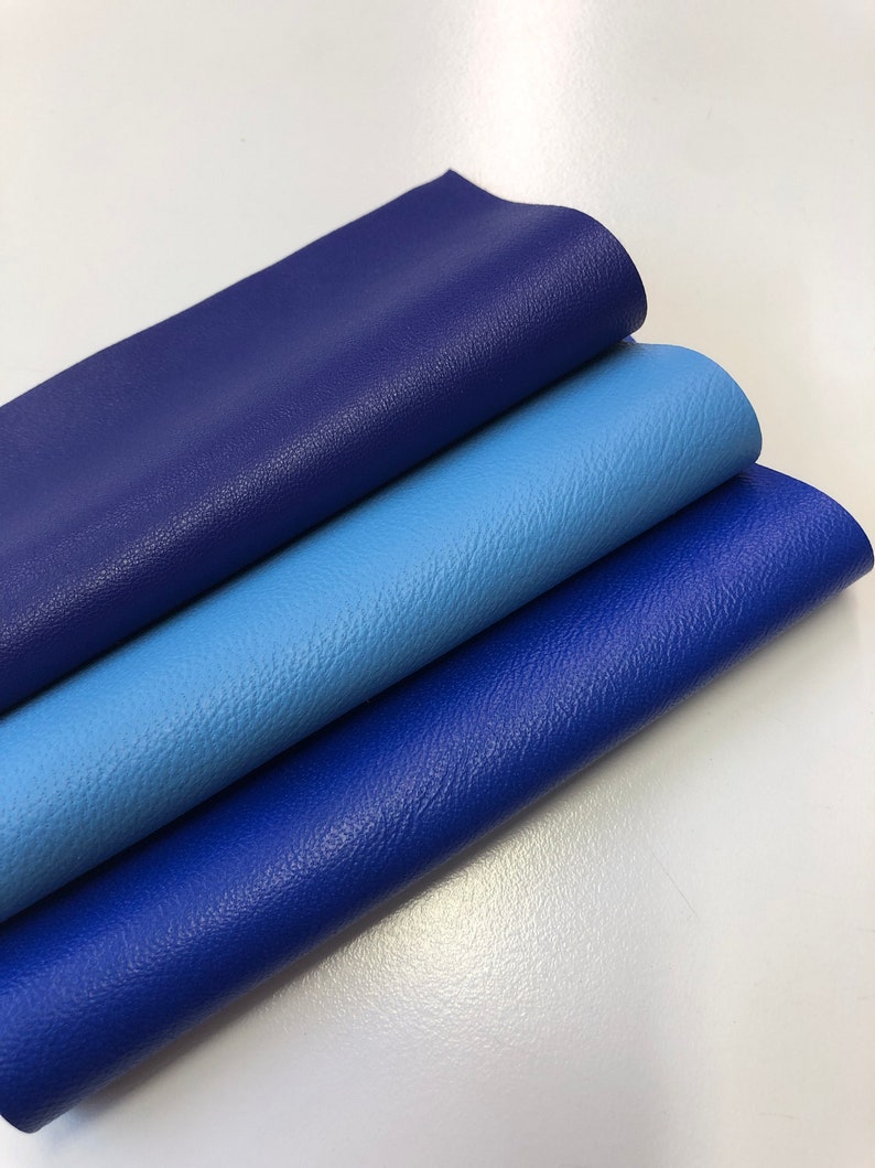 LEATHER Purple 8"x10" Blue Leather Sheet, Sky Blue Leather Skins/royal ...