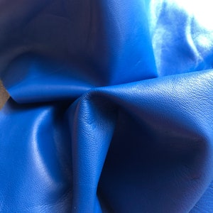 Royal Blue Lambskin Leather Sheet, Soft Italian Leather, 0.6mm - Etsy