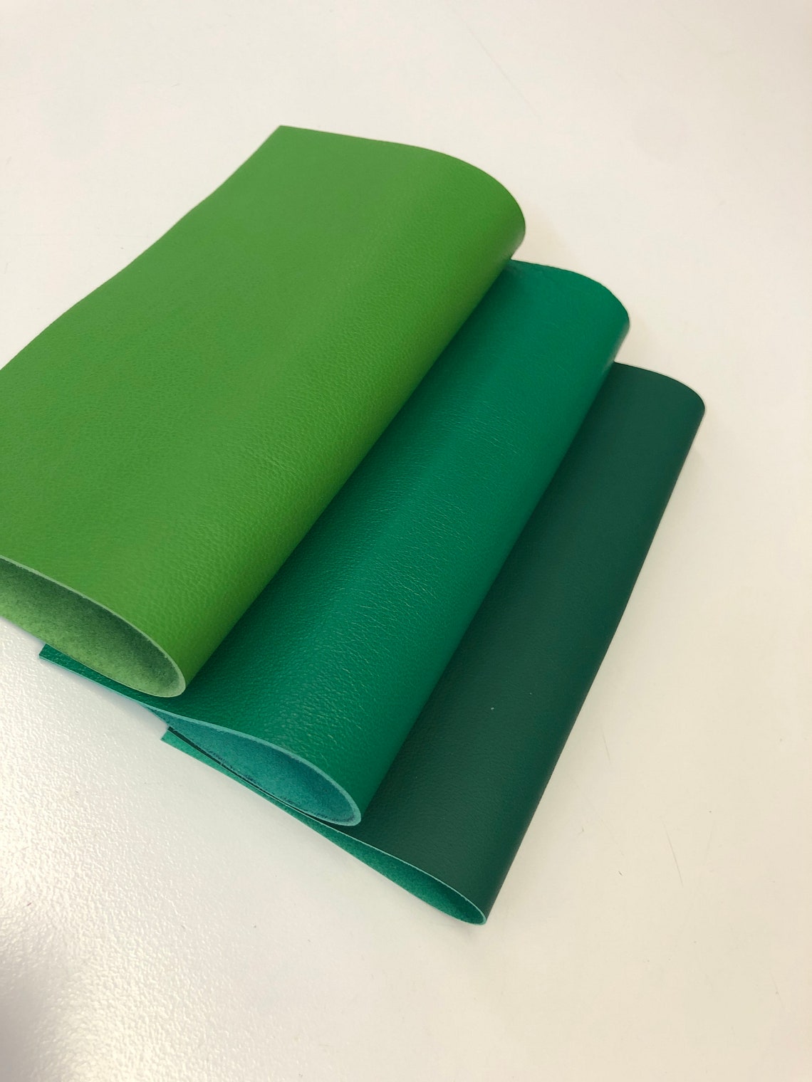 LEATHER GREEN Emerald Green Leather Sheet Dark Green Leather | Etsy