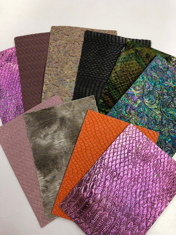 Leather Mystery/sample/ Starter Pack/ Choose Your Size | Etsy