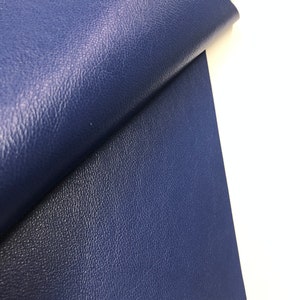 Blue LEATHER 8"x10" Midnight Blue LEATHER, Blue Leather Sheet, Navy ...