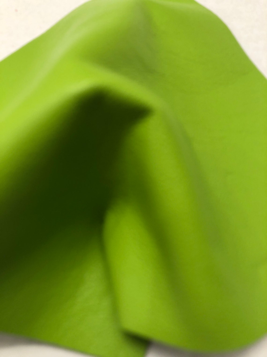 LEATHER NEON GREEN/ Genuine Leather Sheets Superb Leather | Etsy