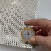 LEATHER 8”x8” Craft Leather Sheet, Diamond Silver Metallic White Calf ...