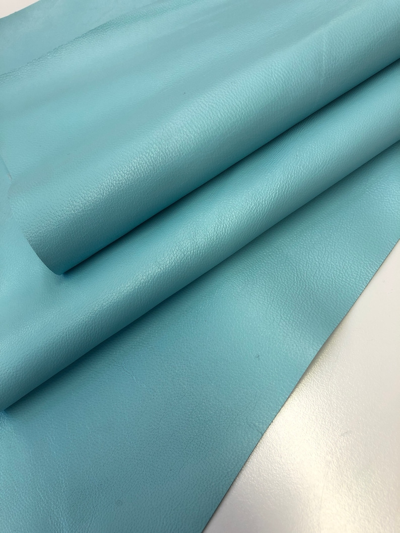 LEATHER Robin Egg Blue LEATHER Leather Sheet Light Blue - Etsy