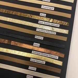 LEATHER 1/2 Double Folded Decorative Leather Trim by the - Etsy