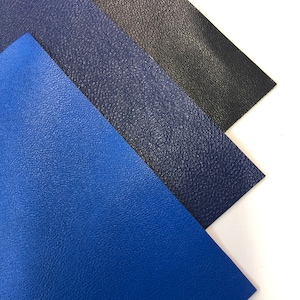 LEATHER Blue LEATHER, Dark Blue Leather Sheet, Navy Leather Skins ...