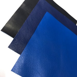 LEATHER Blue LEATHER, Dark Blue Leather Sheet, Navy Leather Skins ...