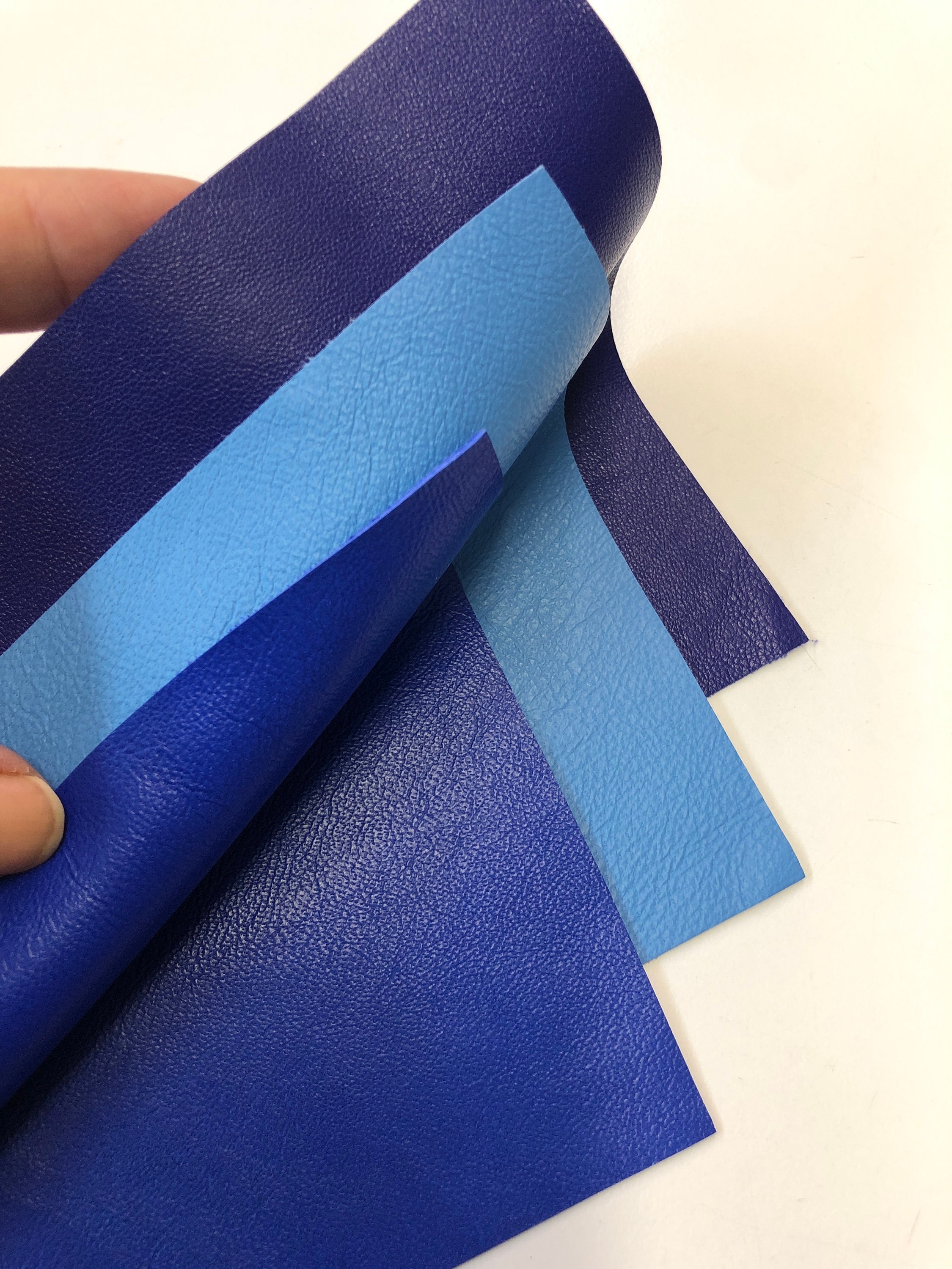 LEATHER Purple 8"x10" Blue Leather Sheet, Sky Blue Leather Skins/royal ...