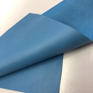 Blue LEATHER 10”x10” Sky Blue LEATHER, Blue Leather Sheet, Blue Leather ...