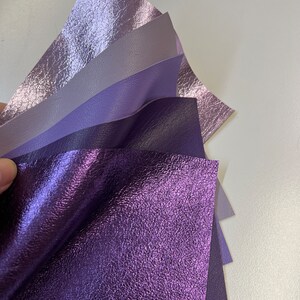 Purple Leather/lambskin LEATHER, Leather Scrap, Leather Sheets ...