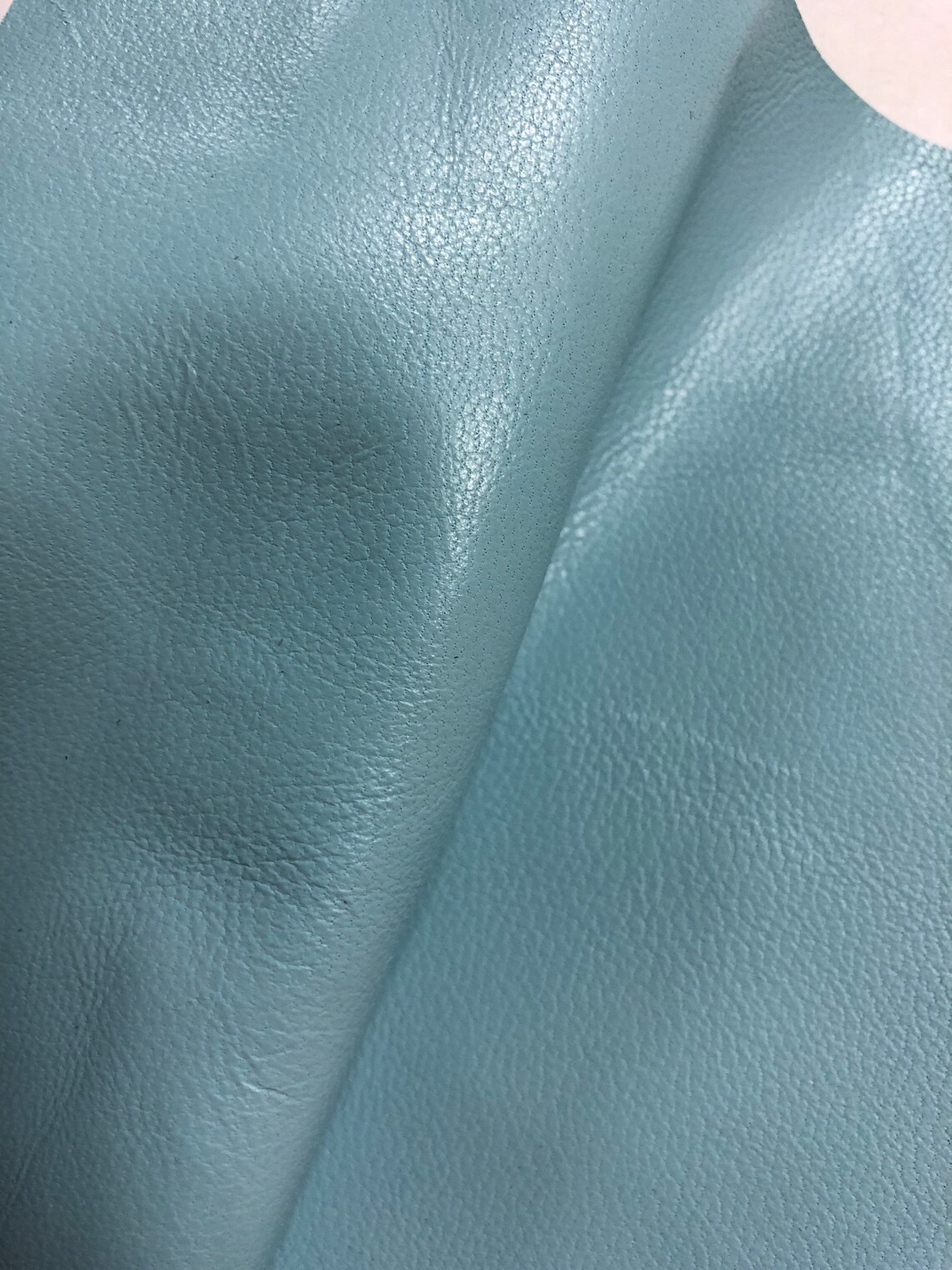 Baby Blue Lambskin Leather Sheet, Soft Genuine Leather - Etsy
