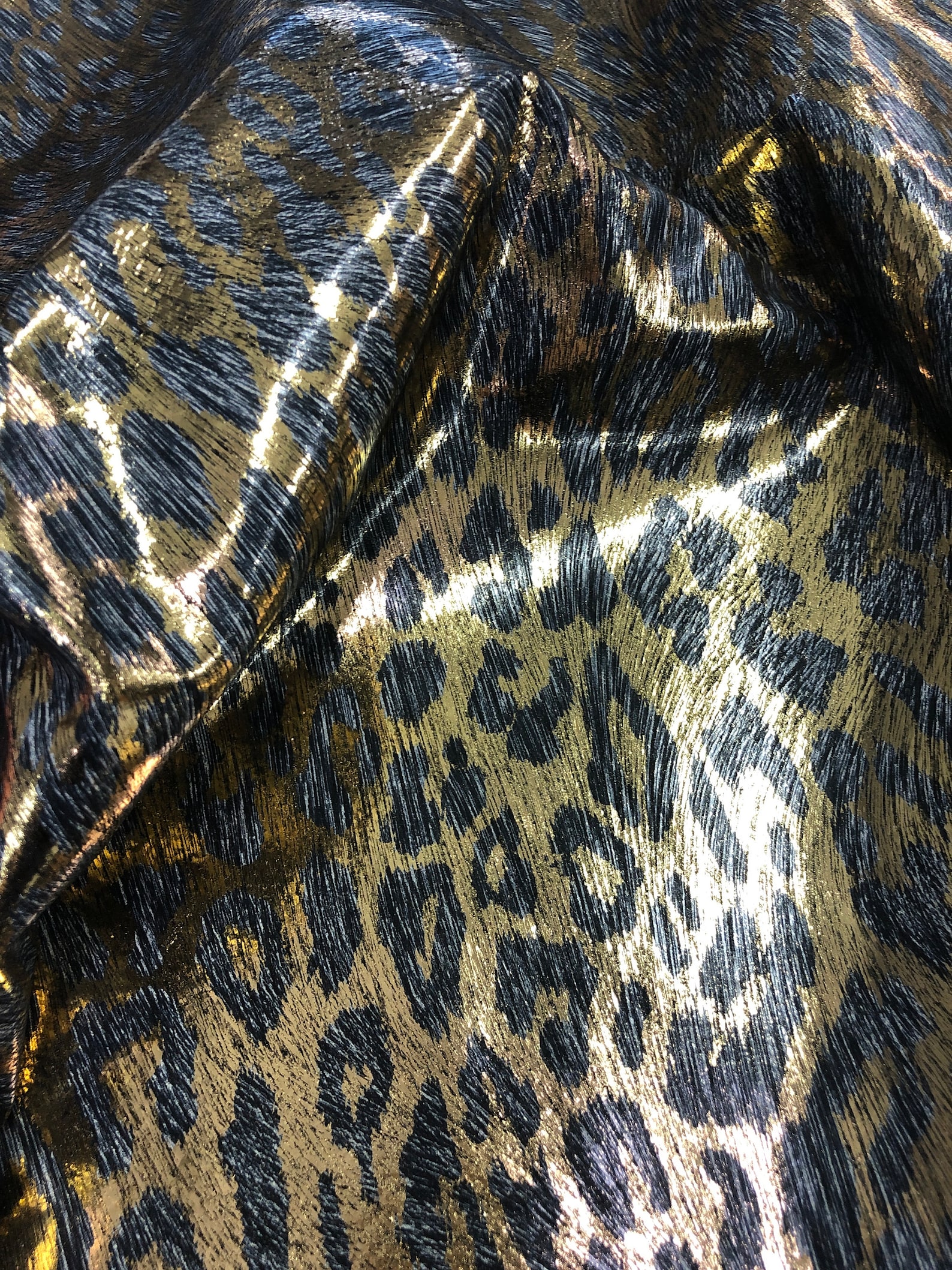 LEATHER Genuine Calfskin Suede JAGUAR LEOPARD Print Genuine Leather ...