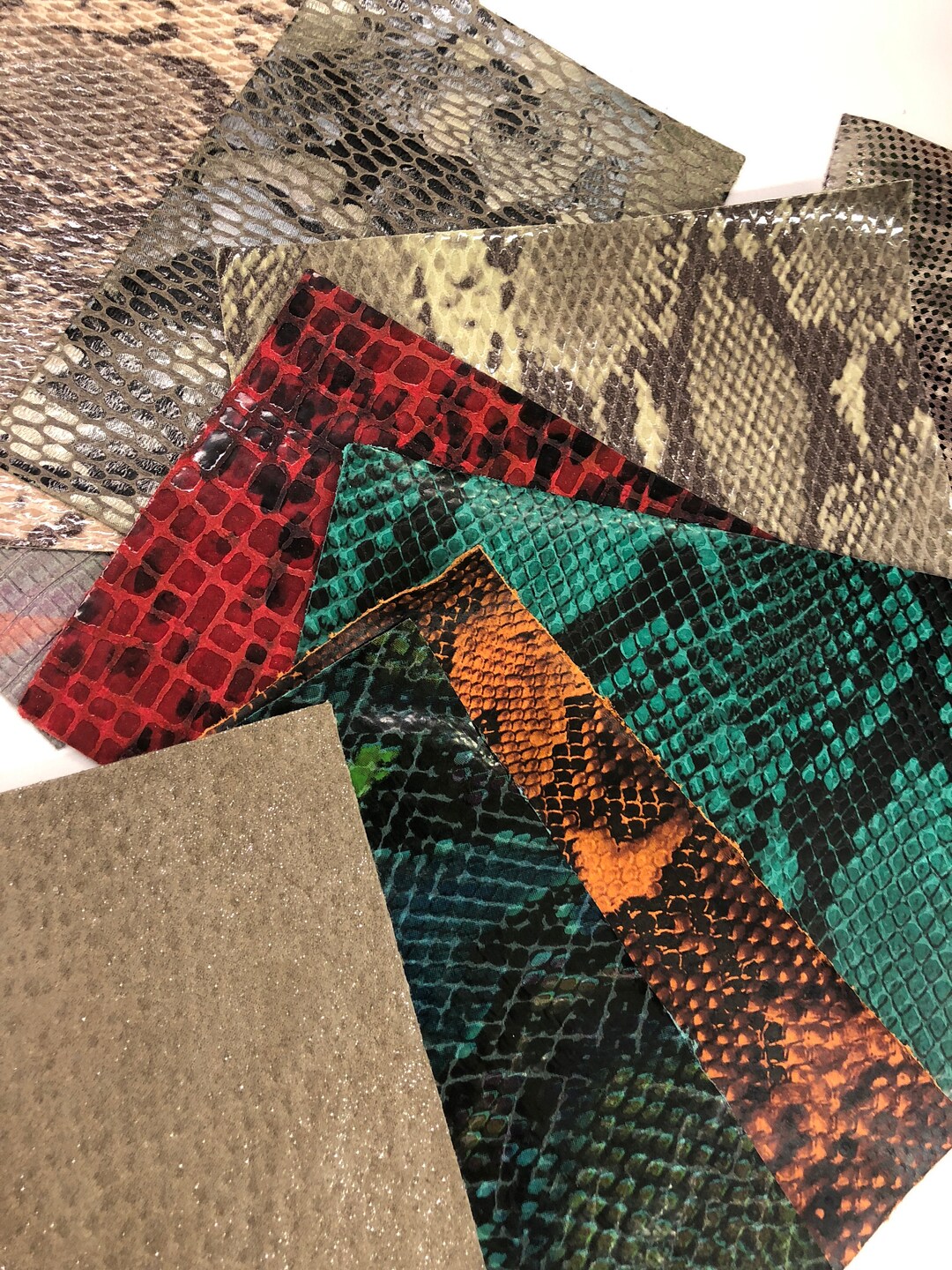 LEATHER VARIETY PACK 12 Leathers, Size 4”x 7” (similar-not Same as ...