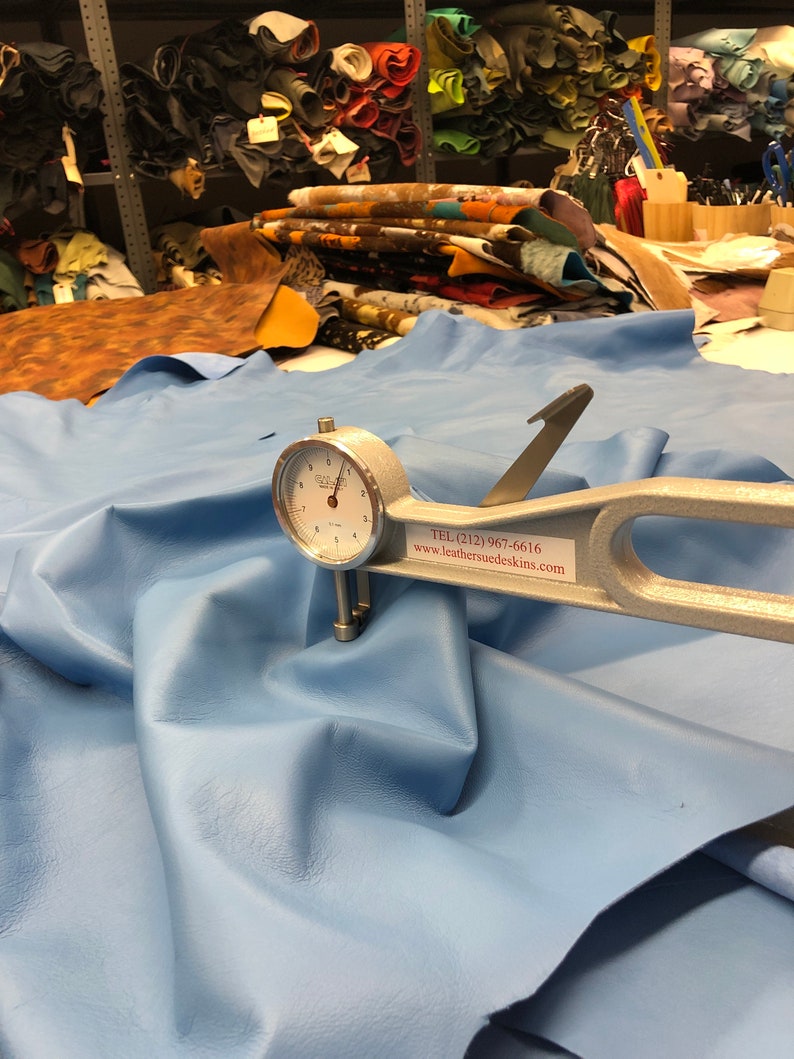 BEAUTIFUL LEATHER /SKY Blue Nappa Lamb Skins/blue Lambskin | Etsy