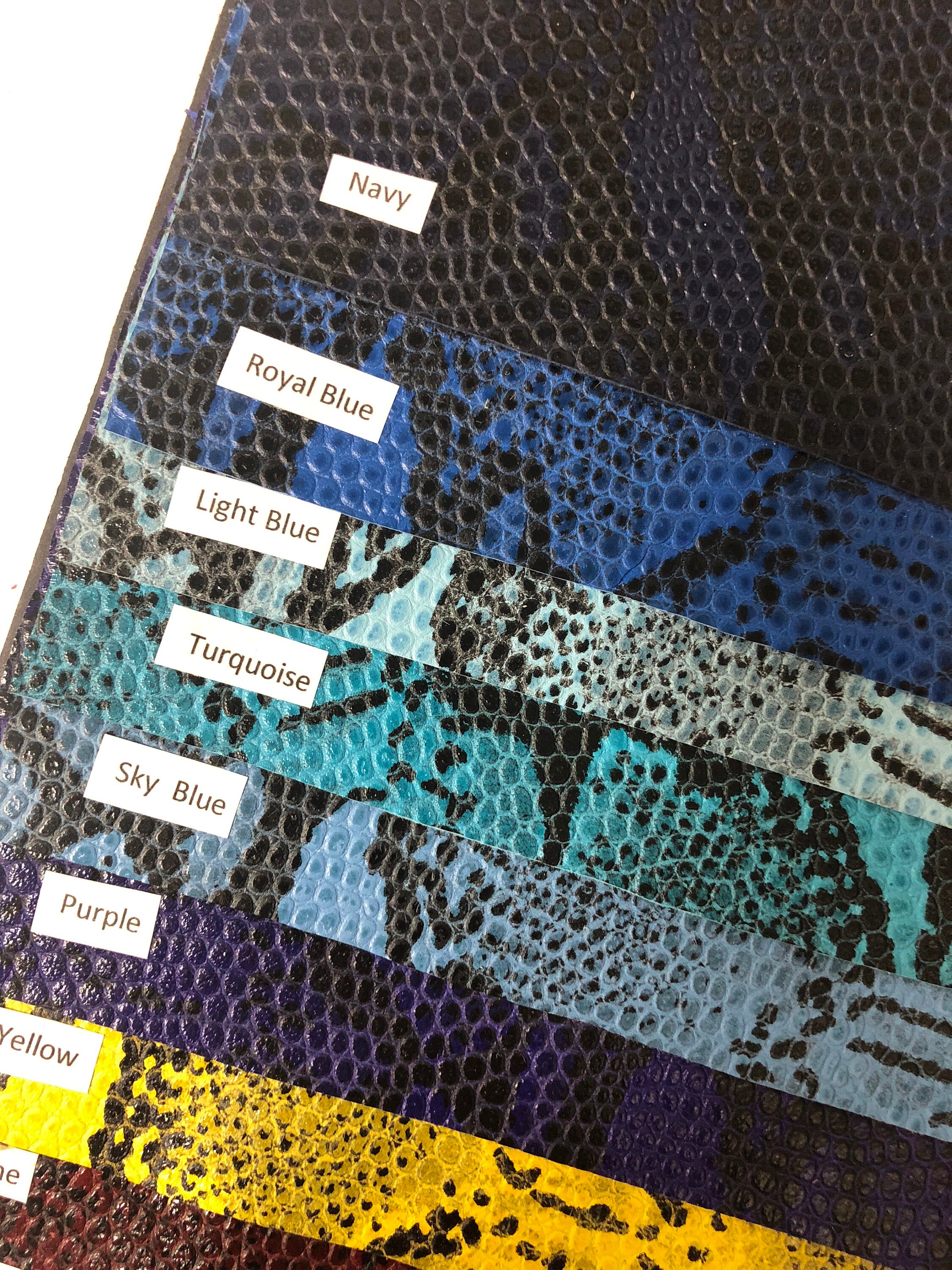 LEATHER SNAKE PYTHONMost realistic Print genuine leather | Etsy