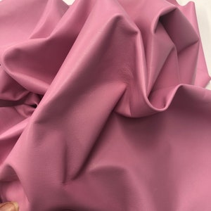 GENUINE LEATHER SUPERB Pink Leather Sheet, Choose Size or Full Hides ...