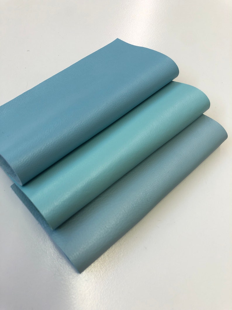 LEATHER Pastel Blue, Light Aqua, Baby Blue Leather Skins LEATHER ...