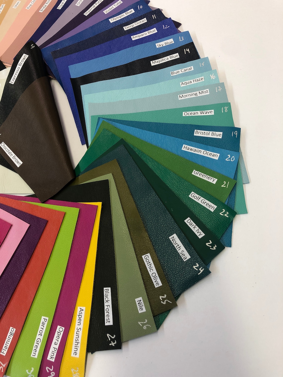 LEATHER SKINS Leather PICK Color and Size Leather Material - Etsy