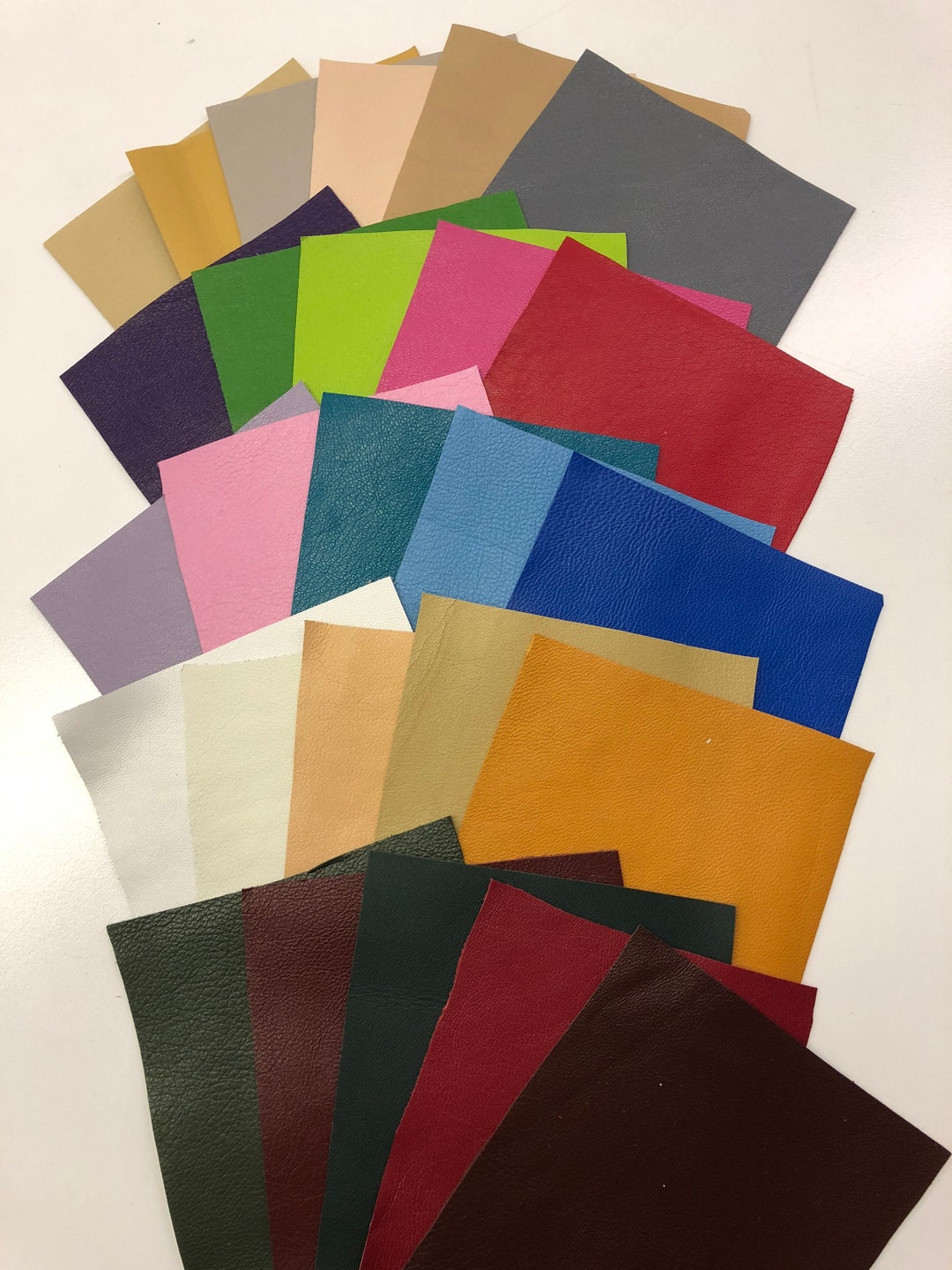 LEATHER COLORS BEST Starter Pack/top Quality Genuine Sheets/set of 5, 4 ...