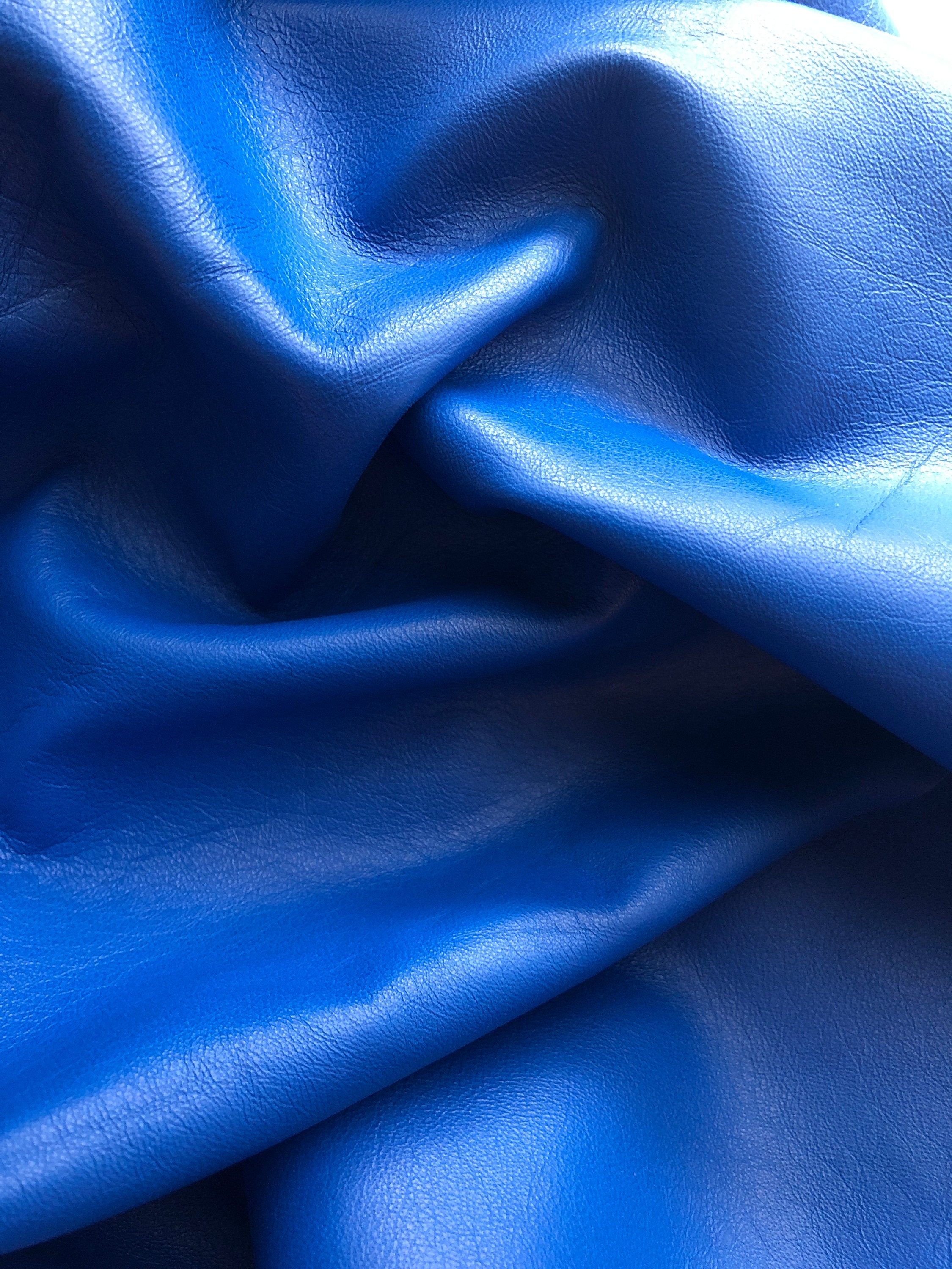 Royal Blue Lambskin Leather Sheet, Soft Italian Leather, 0.6mm - Etsy