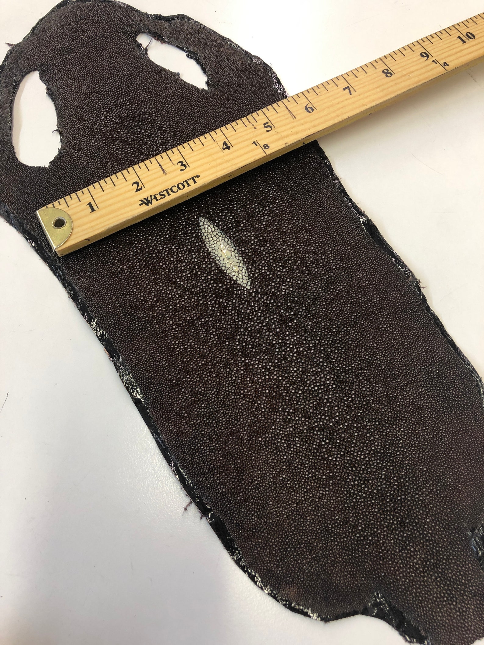 STINGRAY Brown GENUINE Stingray LEATHER Skins Size - Etsy