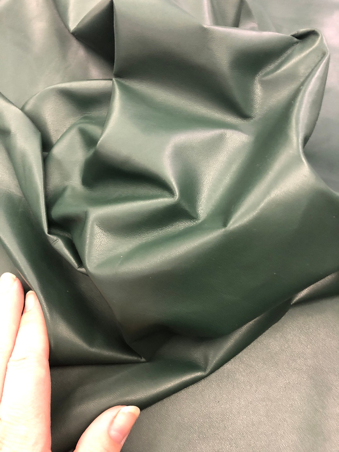 LEATHER GENUINE SKIN, Forest Green Color "superb M 7005" Top Quality ...