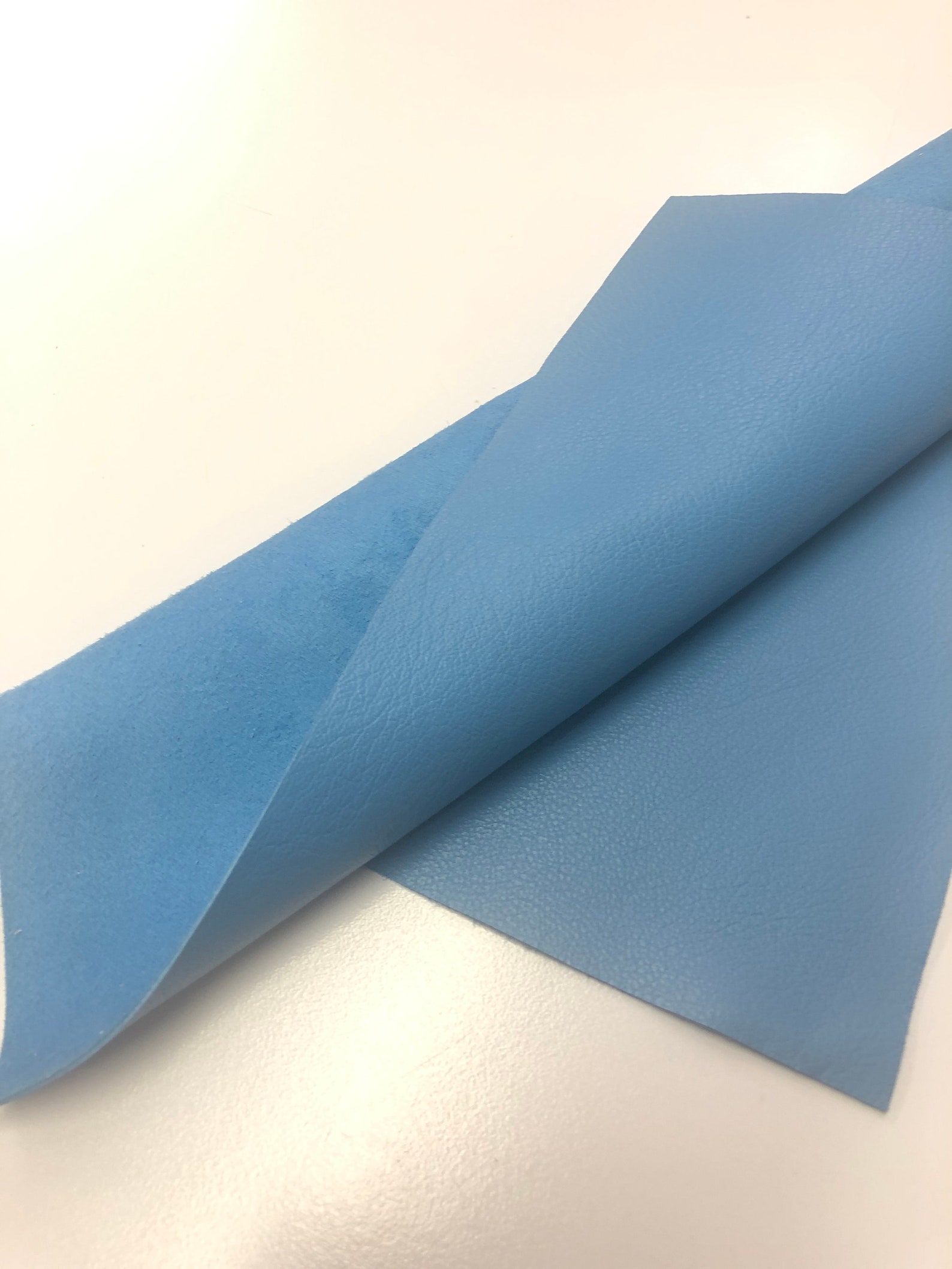 Blue LEATHER 10”x10” Sky Blue LEATHER, Blue Leather Sheet, Blue Leather ...