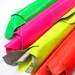 NEON LEATHER 12"x24” Neon Green Pink Orange Yellow LEATHER, Leather ...