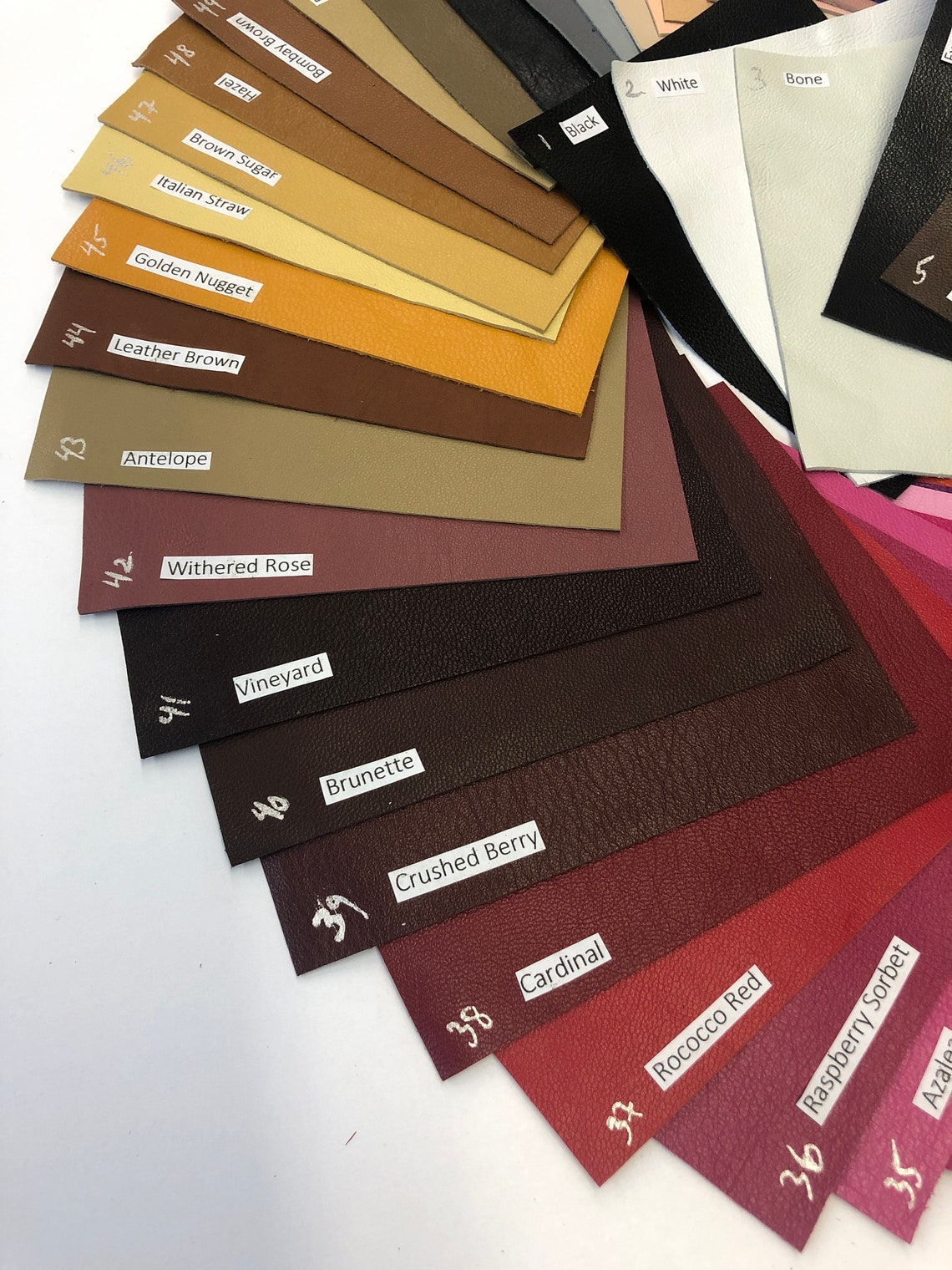 LEATHER SKINS Leather PICK Color and Size Leather Material - Etsy