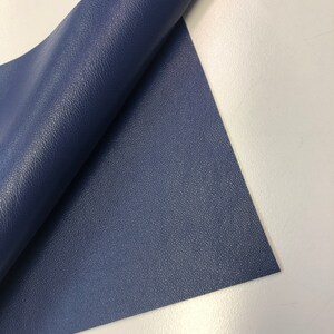 Blue LEATHER 8"x10" Midnight Blue LEATHER, Blue Leather Sheet, Navy ...
