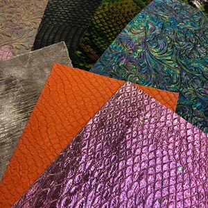 Leather Mystery/sample/ Starter Pack/ Choose Your Size Pack/assorted ...